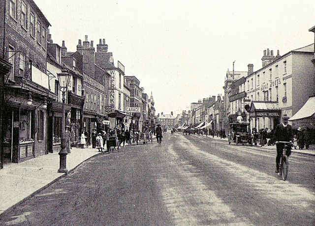 Postcards: Newbury, Berkshire, England: Northbrook Street c.1915 ...