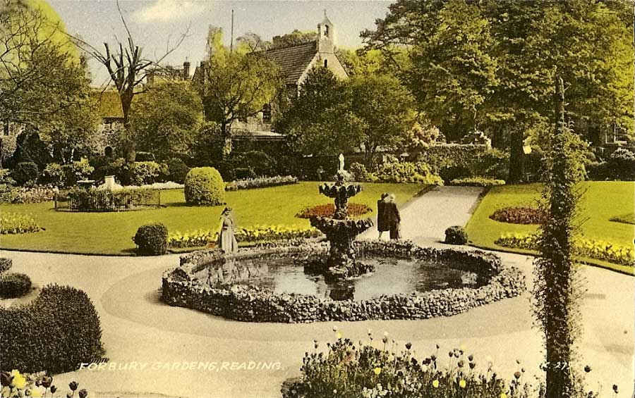 Postcards: Reading, Berkshire, England: Forbury Gardens, c.1950 ...